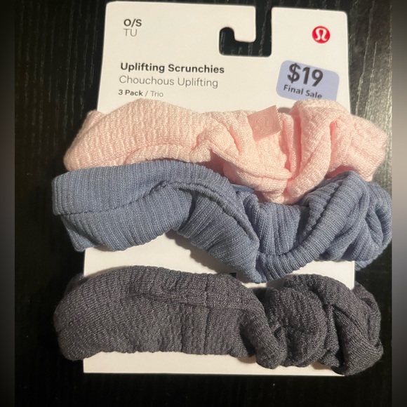 lululemon athletica | Accessories | Nwt Lululemon Uplifting Scrunchies ...